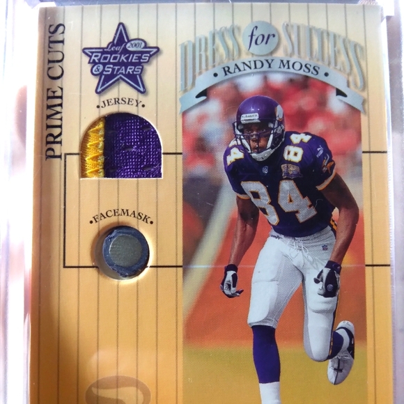 leaf | Other | Rare Randy Moss Card | Poshmark